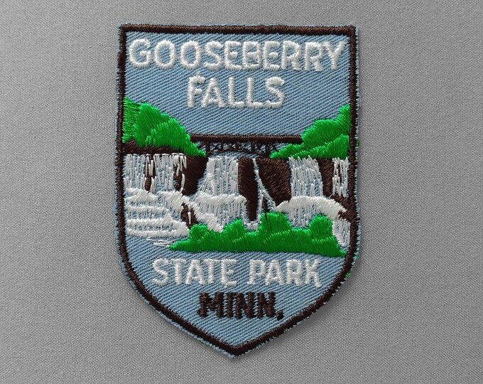 Used Vintage Gooseberry Falls State Park Patch 2.6", Minnesota Travel ...