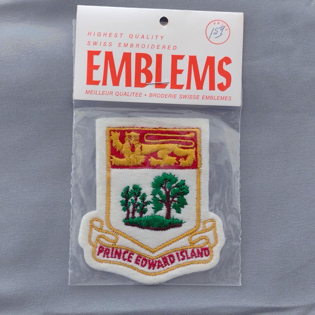 Vintage Prince Edward Island Felt Patch 3.5, PEI Souvenir, Provincial ...