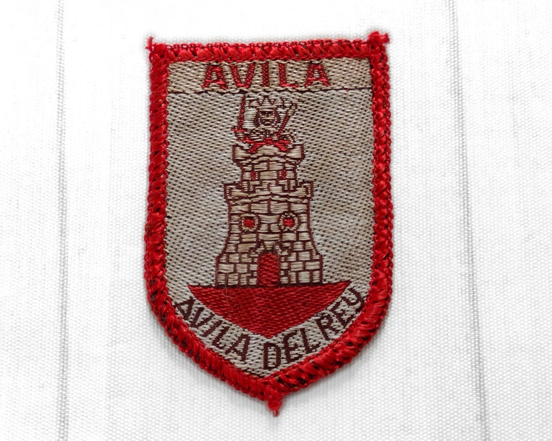 Small Used Vintage Avila Del Rey Patch 2.5, Spain Woven Collectible ...