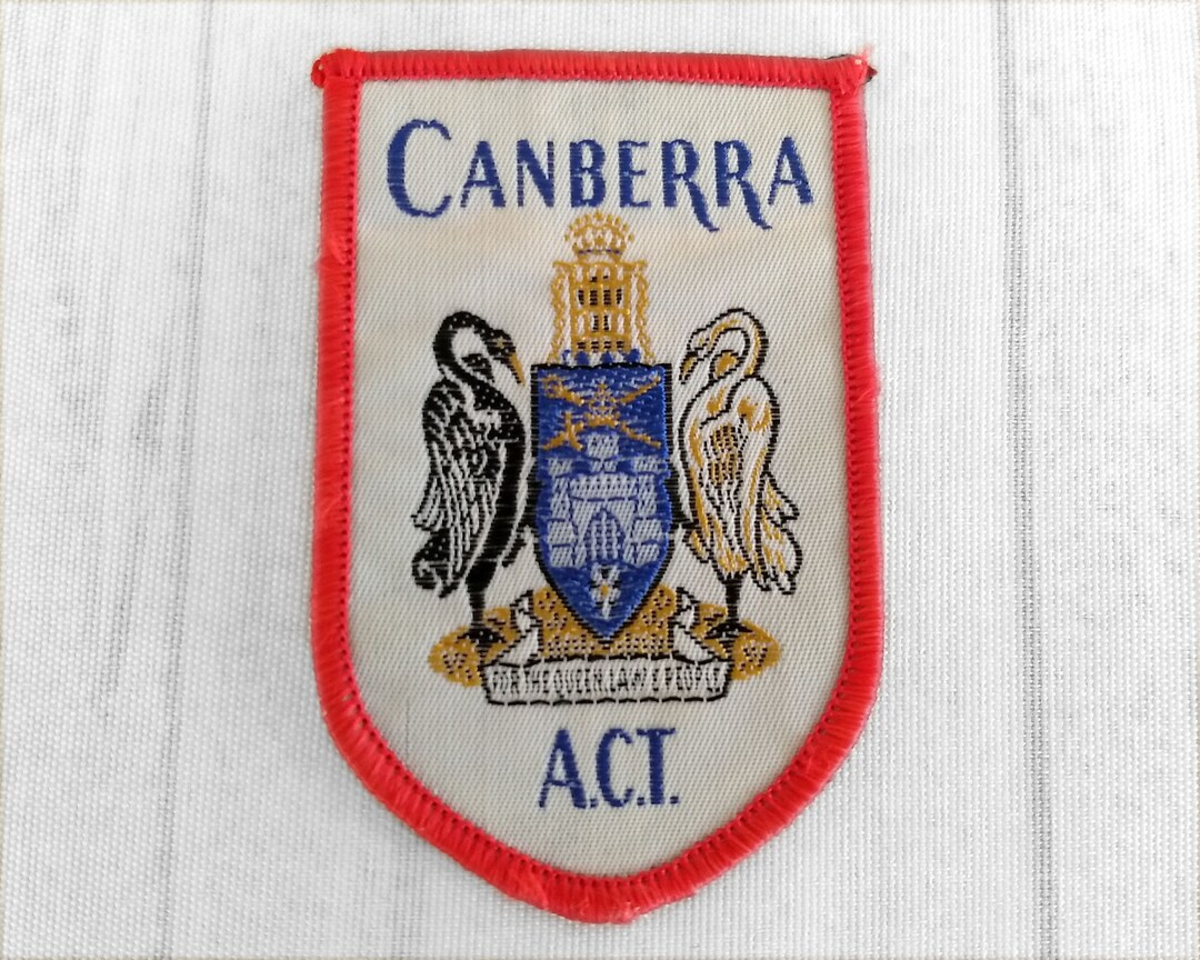 Used Vintage Canberra Woven Patch 2.9, Australian Capital Territory ...