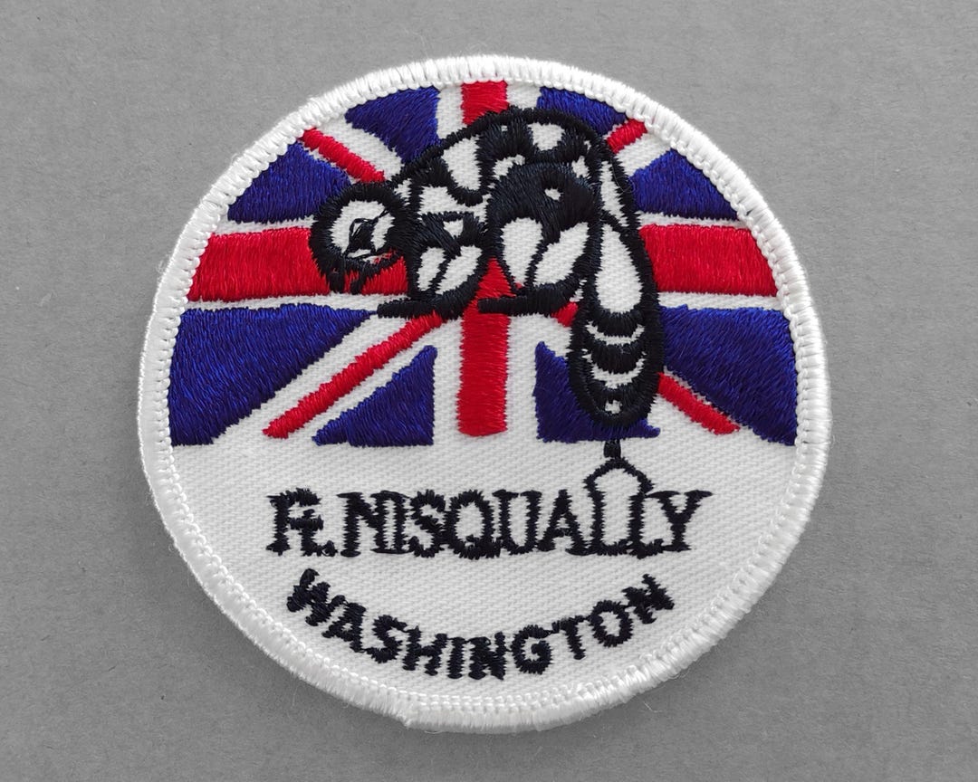 Vintage Fort Nisqually Patch 3", Washington State Souvenir, British ...
