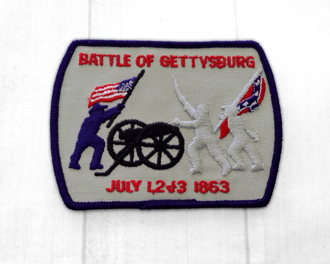 Big Vintage Battle of Gettysburg Patch 4.25 - Etsy