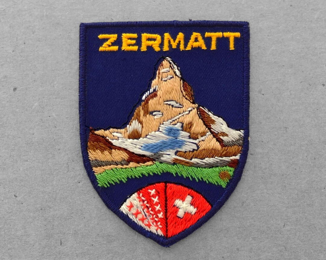 Vintage Zermatt Patch 2.75, Matterhorn Souvenir, Switzerland ...