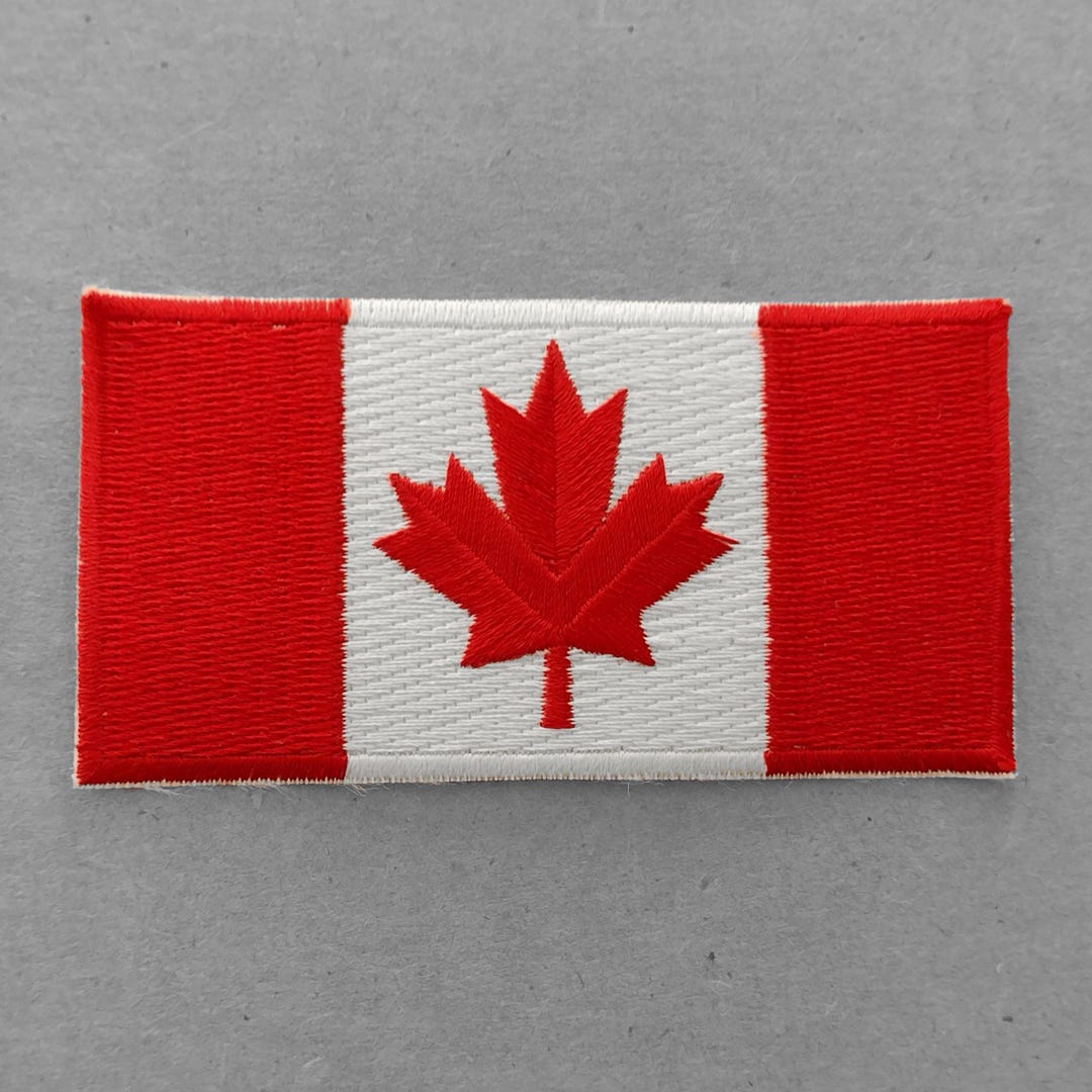 Vintage Canadian Flag Patch 3.6, Canada Maple Leaf Collectible, Travel Souvenir, Ontario ...