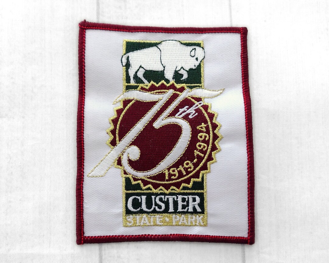 Big Vintage Custer State Park Patch 4.4 75th - Etsy