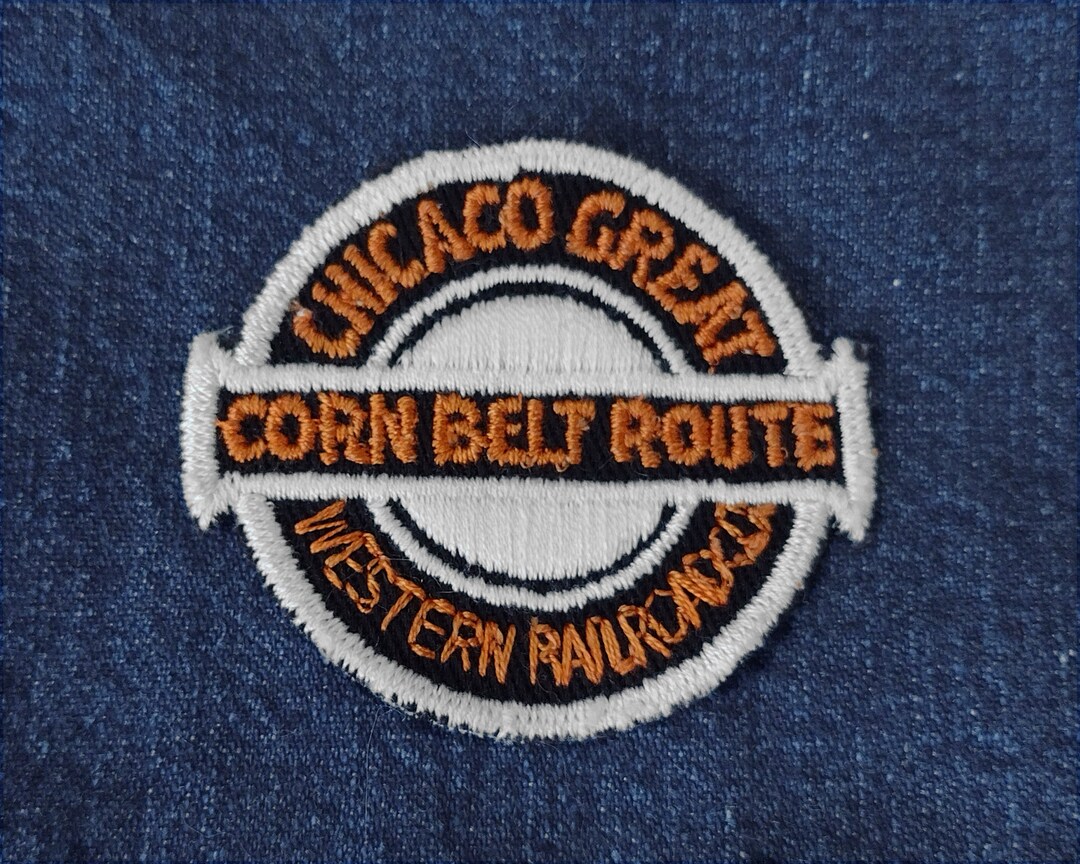 Vintage Chicago Great Western Patch 2.25, Corn Belt Route Railroad ...