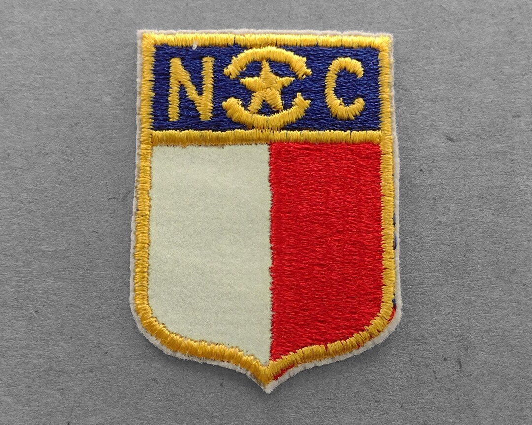 Used Vintage North Carolina Flag Patch 2.5, State Souvenir, Embroidered ...