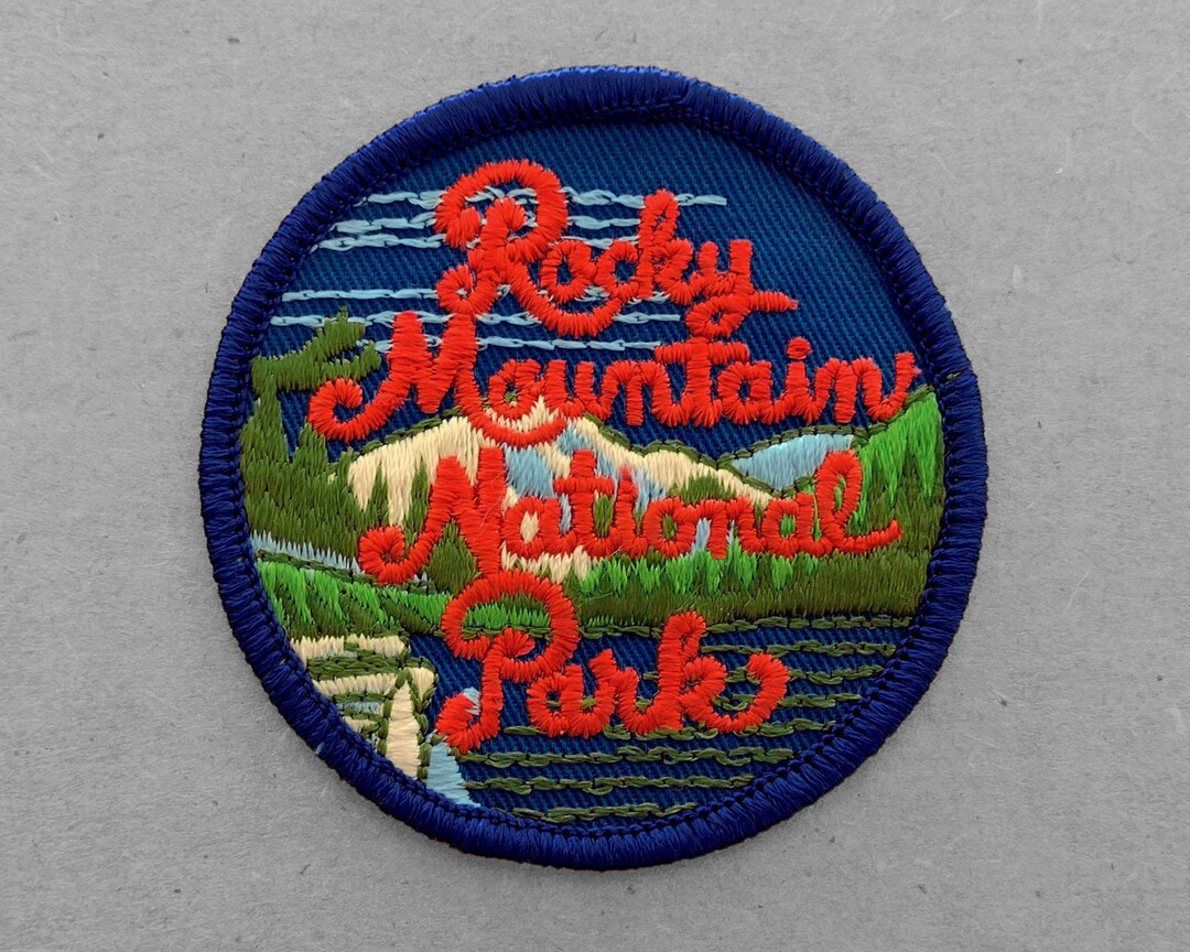 Vintage Rocky Mountain National Park Patch 3, 1970s Collectible ...
