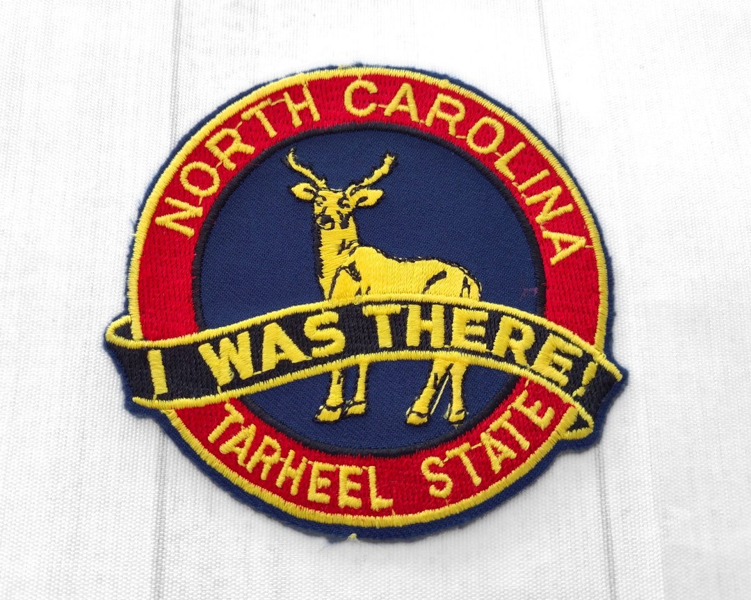 Vintage North Carolina I Was There Patch 3.5, Charlotte Souvenir, Deer ...