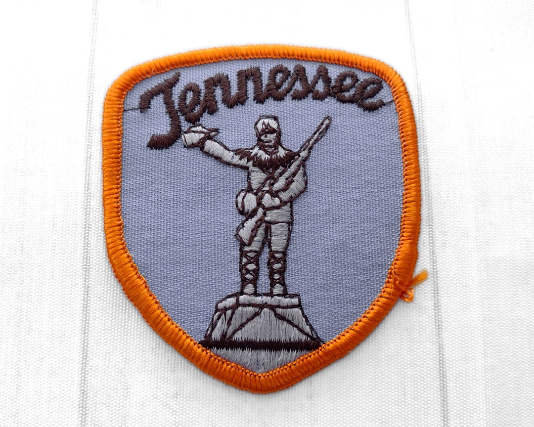 Vintage Tennessee Patch 3 Davy Crockett Statue - Etsy