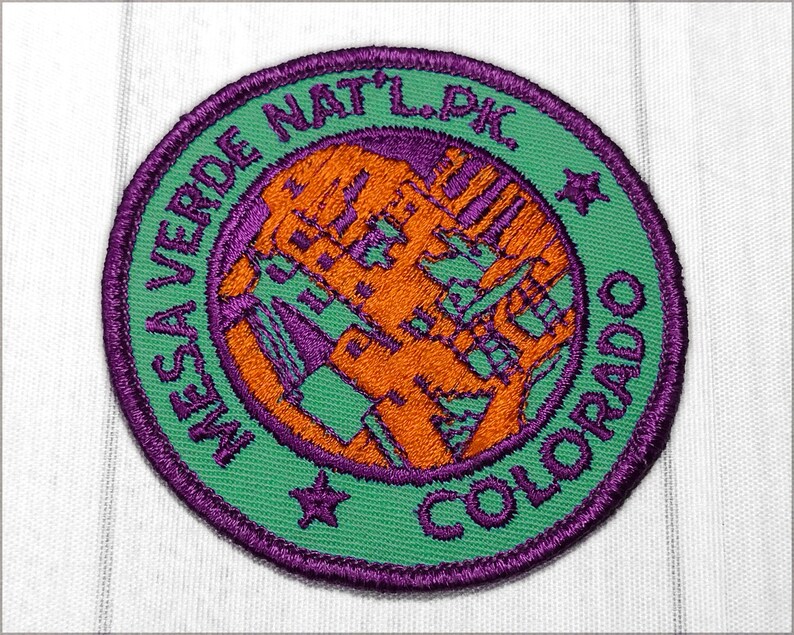 Vintage Mesa Verde National Park Souvenir Patch 3 - Etsy
