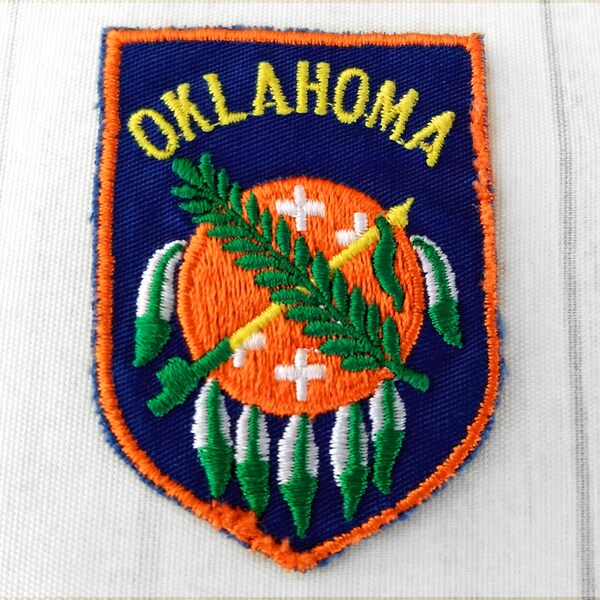 Oklahoma Flag Patch - Etsy