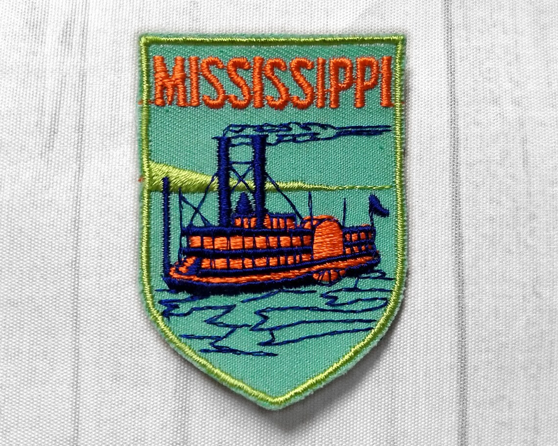 Used Vintage Mississippi Patch 2.75 Steamboat - Etsy