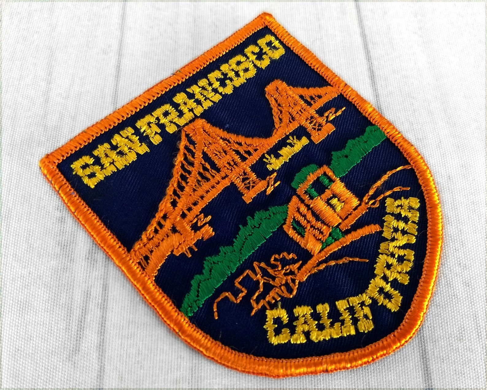 Big Used Vintage San Francisco Patch 3.6 Golden Gate - Etsy