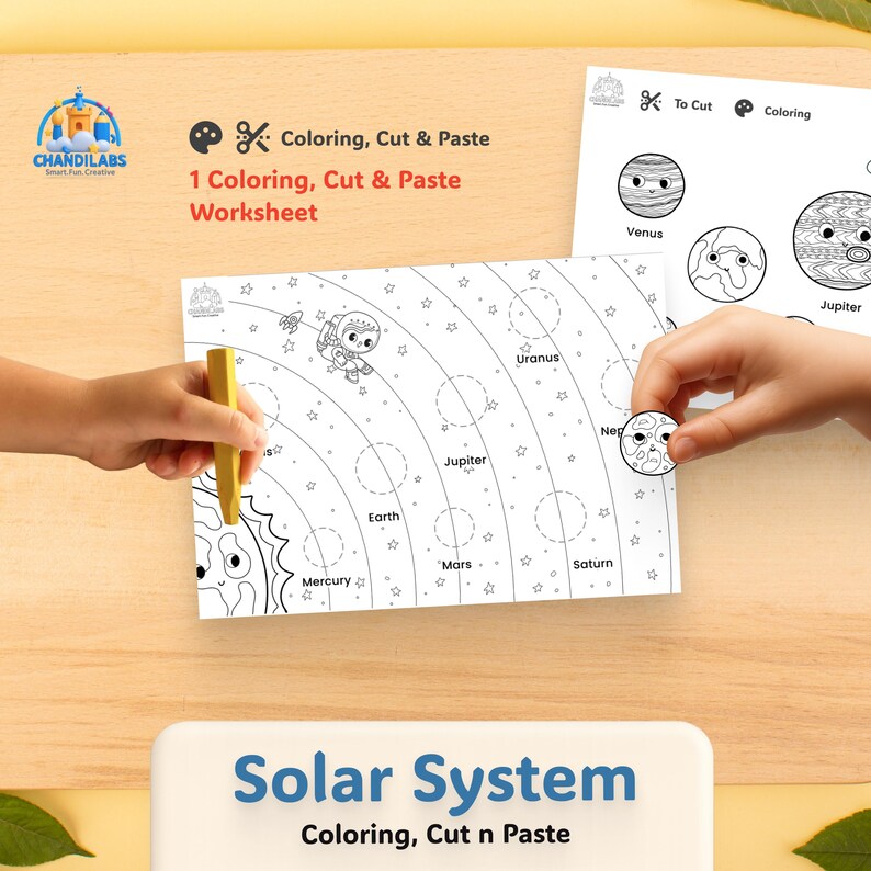 Our Solar System Ordering Planets | Montessori Material Preschool ...