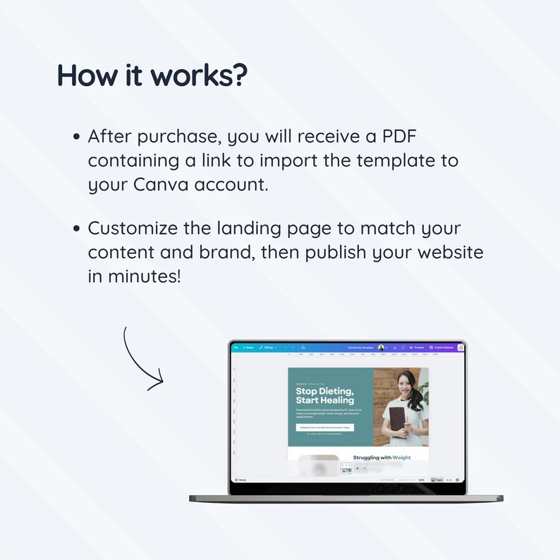 Canva Discovery Call Landing Page Canva Website Lead Generation Page ...