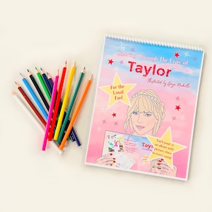 Coloring Through the Eras of Taylor Coloring Book and Activity Book ...