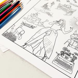 Coloring Through the Eras of Taylor Coloring Book and Activity Book ...