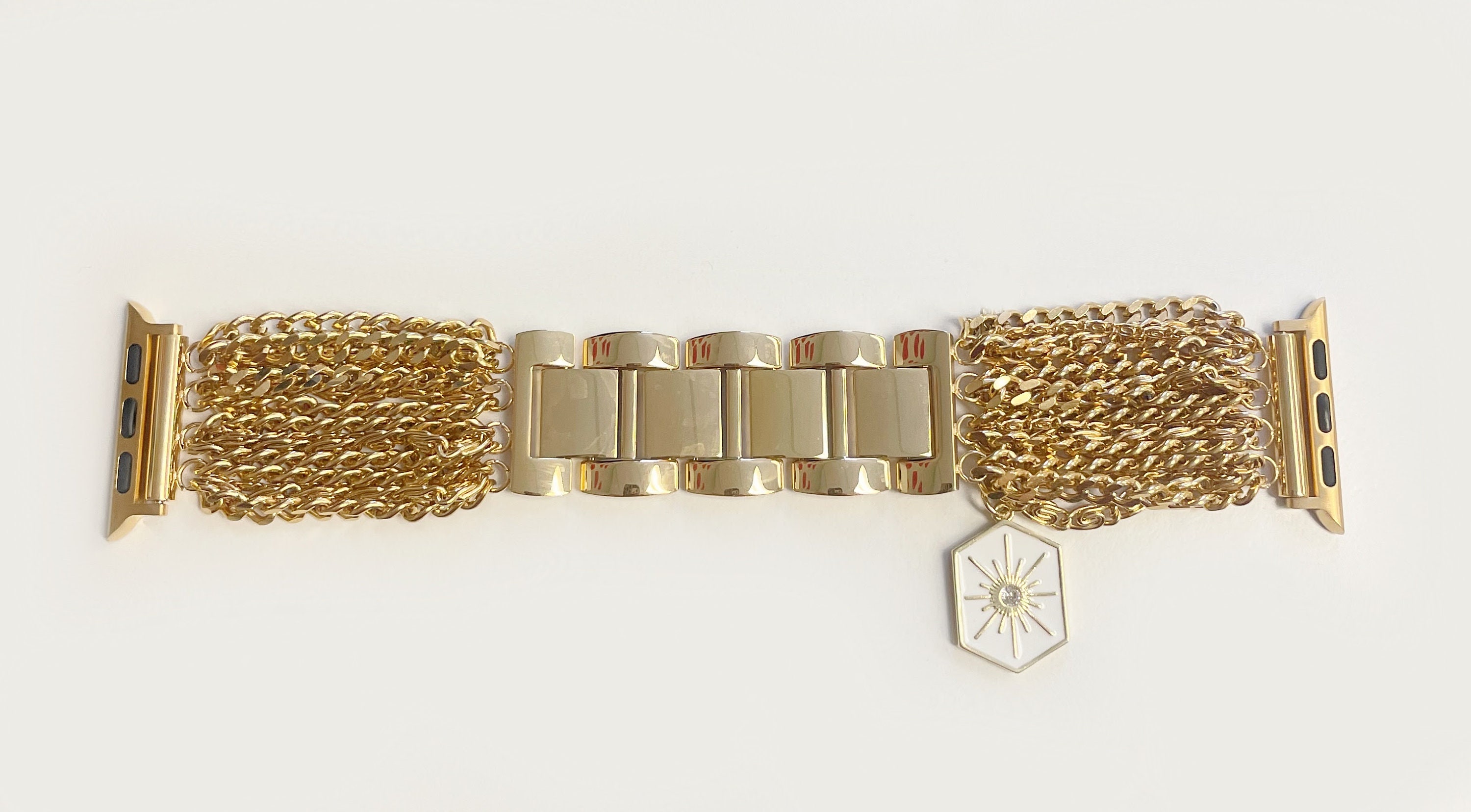 Metal Chain Apple Watch Band 38mm 40mm 41mm 42mm 44mm 45mm Metal Chain Apple Watch Band 38mm 40mm 41mm 42mm 44mm 45mm