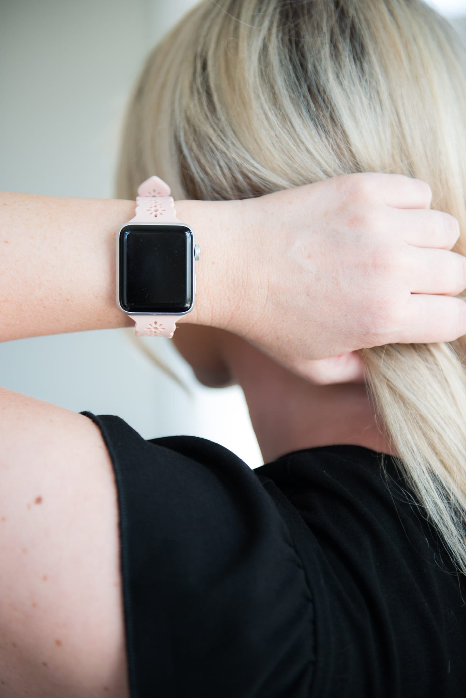 Lace Silicone Apple Watch Band Laser Cut Womens Apple Watch - Etsy