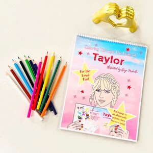 Coloring Through the Eras of Taylor Coloring Book and Activity Book ...