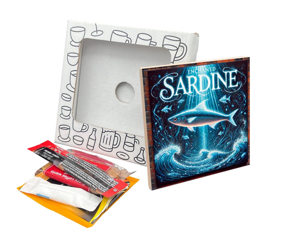 Enchanted Sardine Coaster Gift Pack for Friendship - Etsy