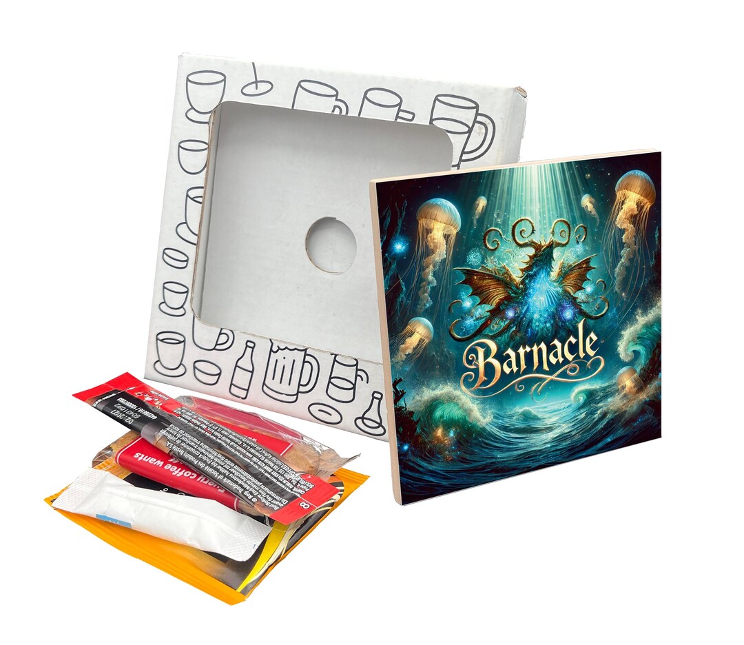 Barnacle Fantasy Coaster Gift Pack for New Home - Etsy