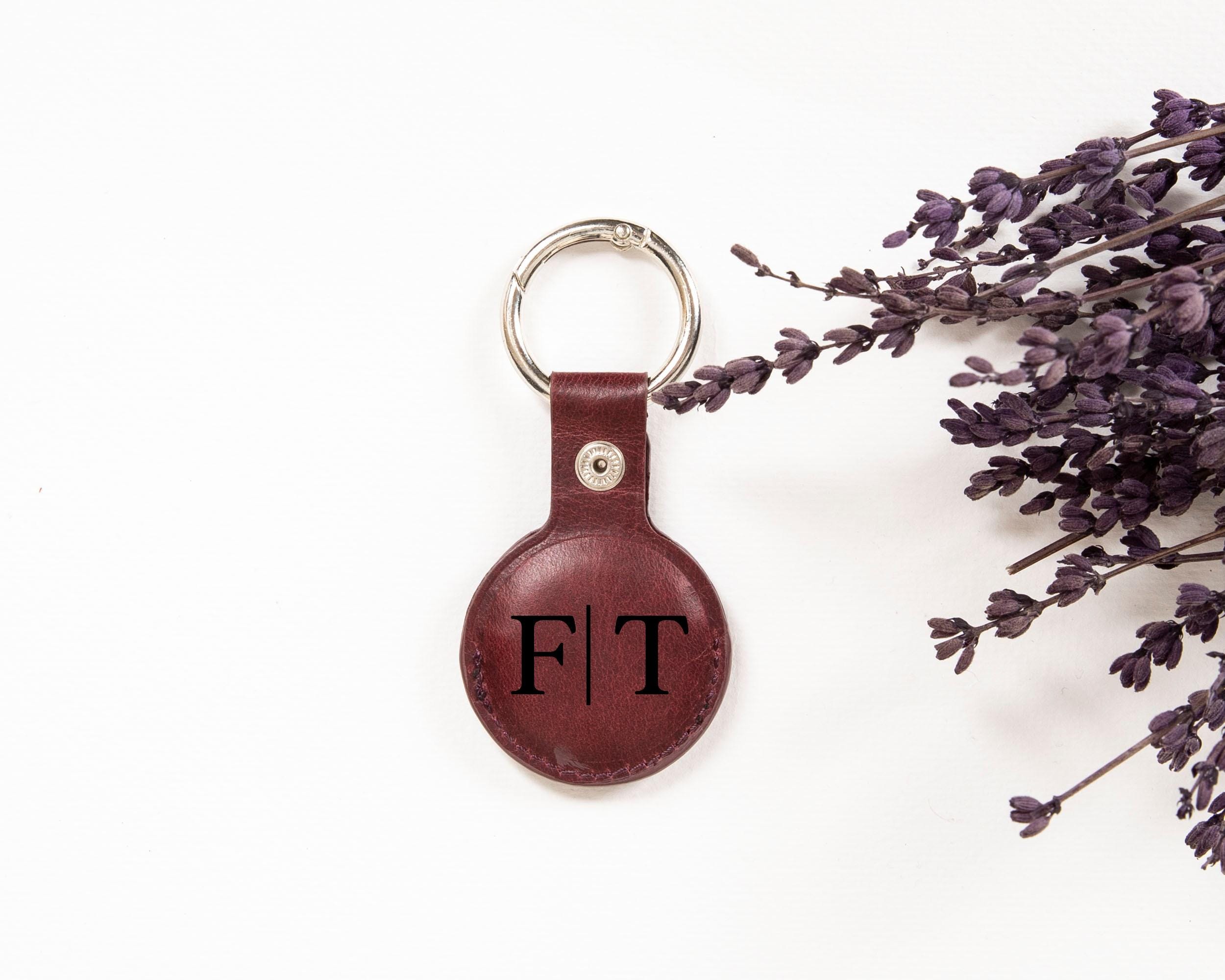 Personalized Car Brand Keychain AirTag Case, Leather Keychain for Car ...