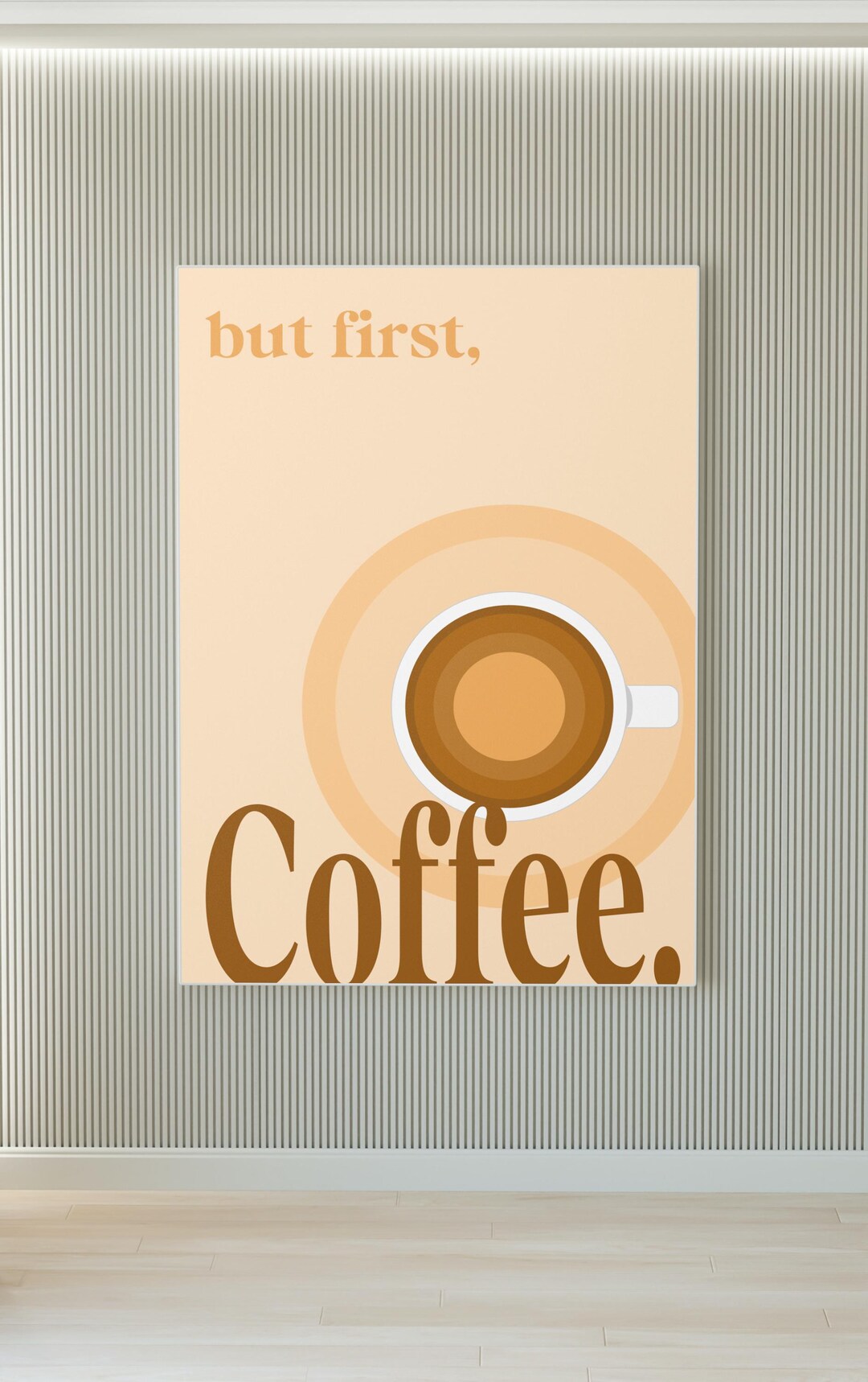But First Coffee Poster, Minimalist Coffee Wall Art, Kitchen Decor ...