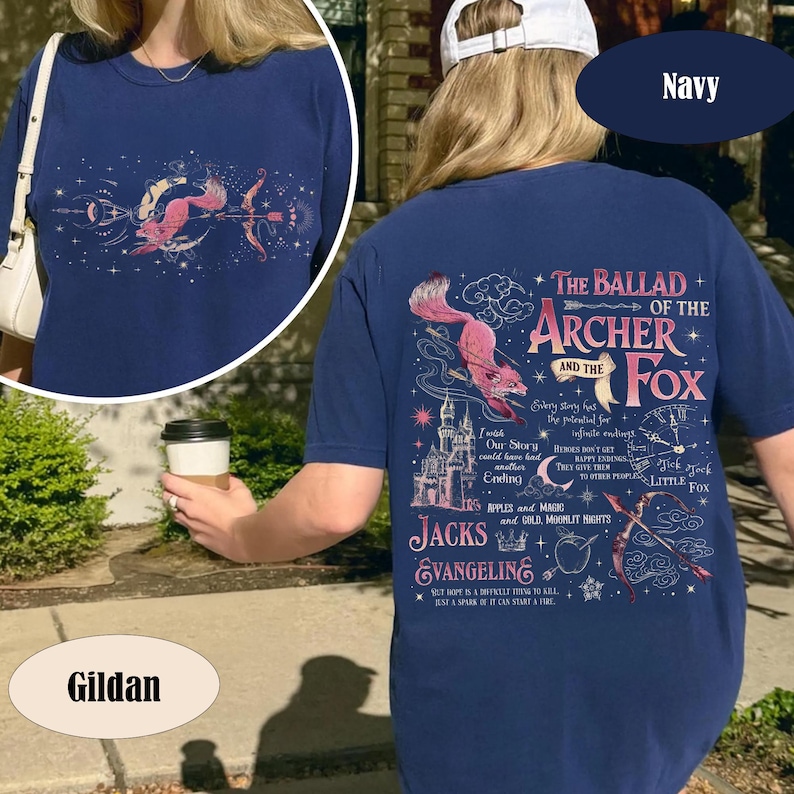 Ballad of the Archer and the Fox Shirt, Stephanie Garber Book Merch ...