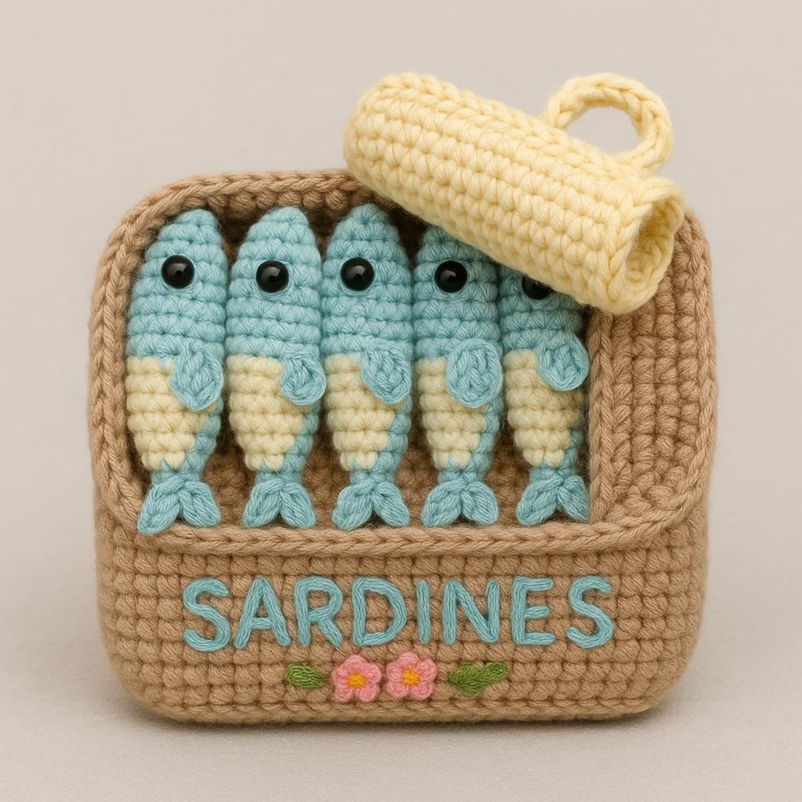 Cutesy Crochet Sardines in a Can Pattern – Amigurumi PDF Digital ...