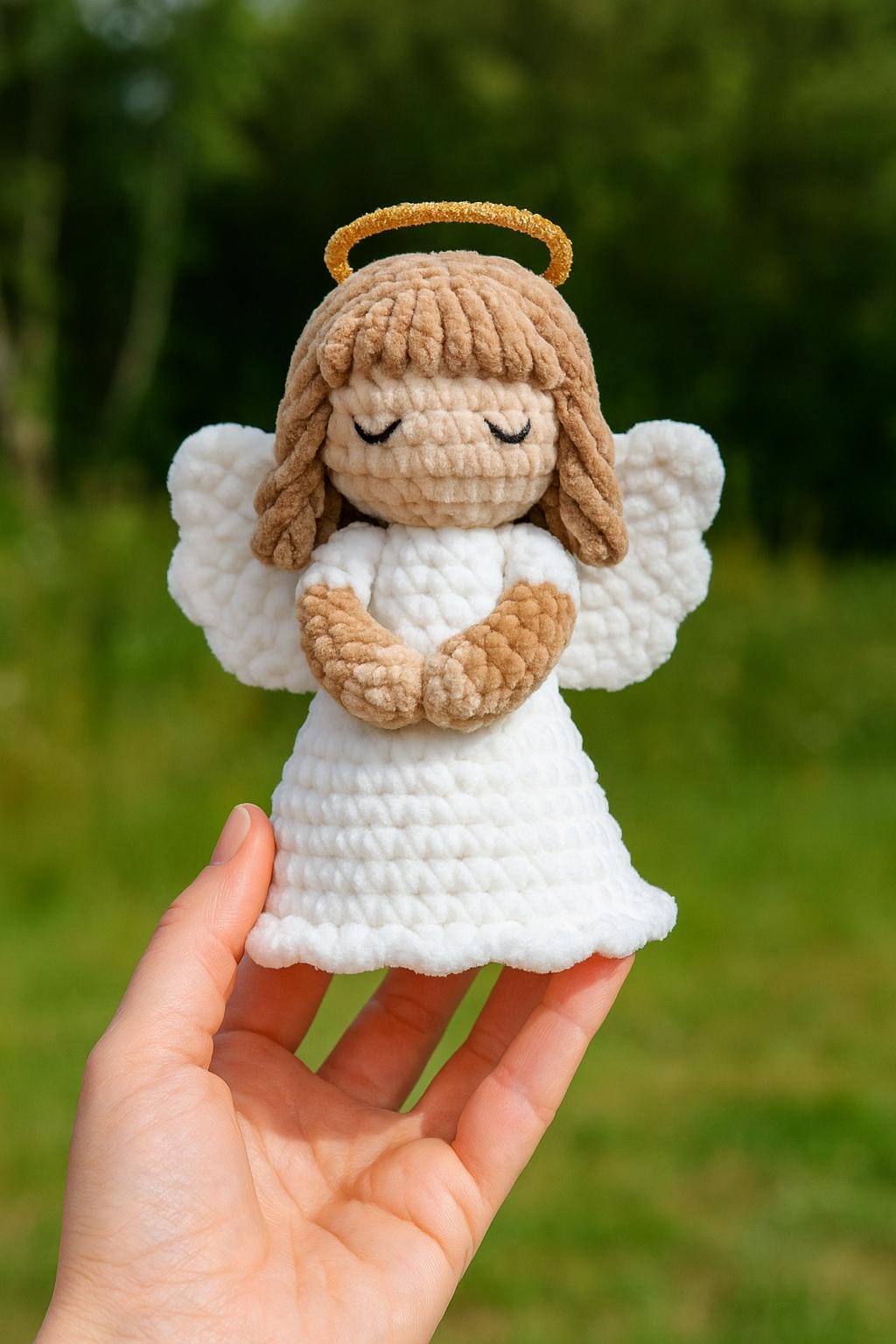 Crochet Angel Tree Topper Pattern | Amigurumi Christmas Angel PDF ...
