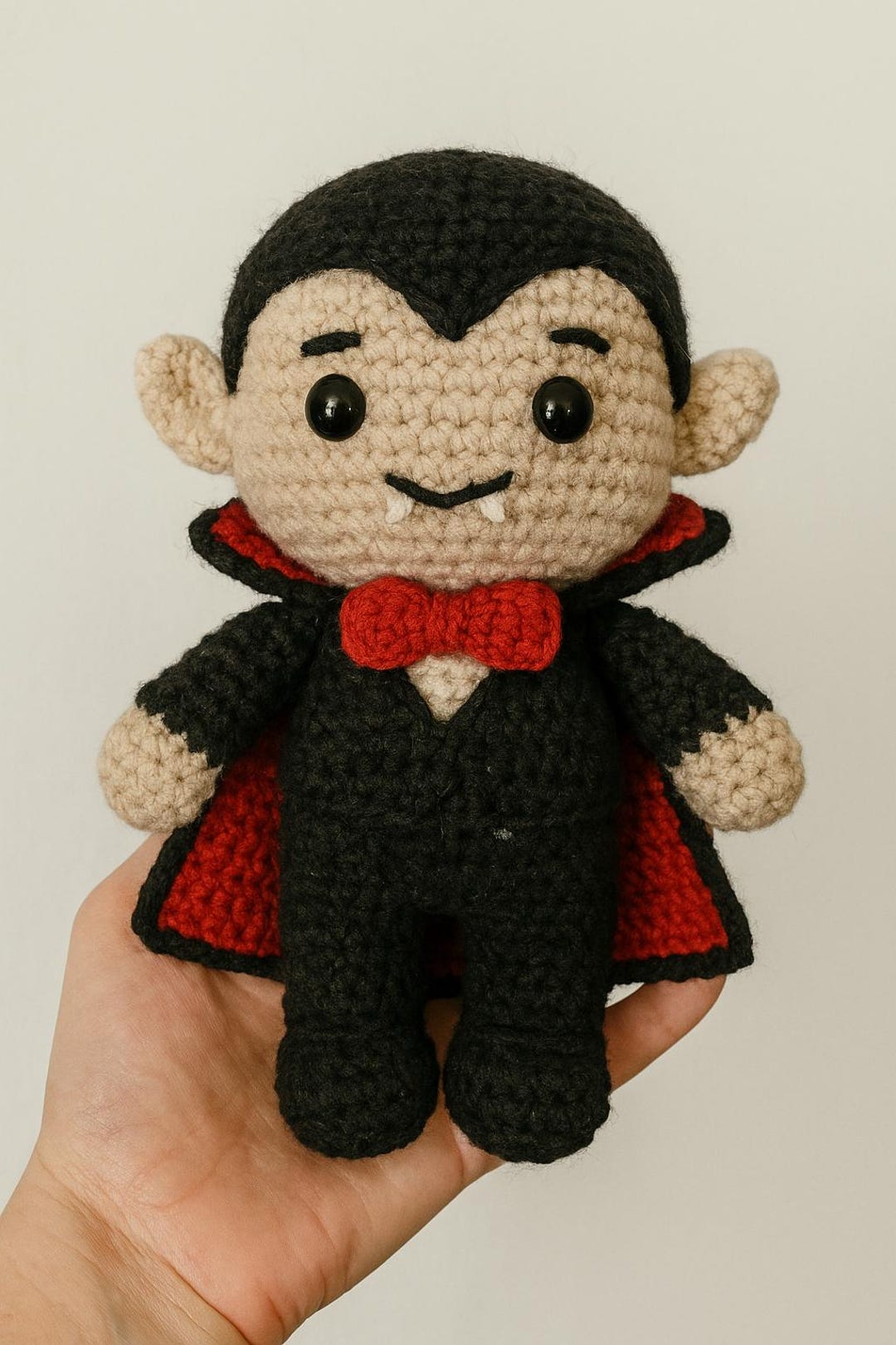 Amigurumi Vampire Crochet Pattern | Halloween Doll DIY Tutorial (PDF ...