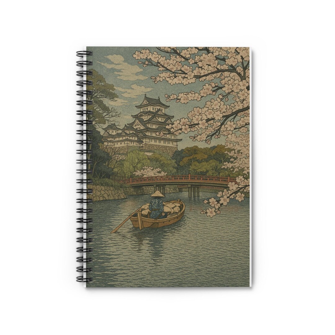 Mikiyo Spiral Notebook With Japanese Scenic Prints 2 - Etsy