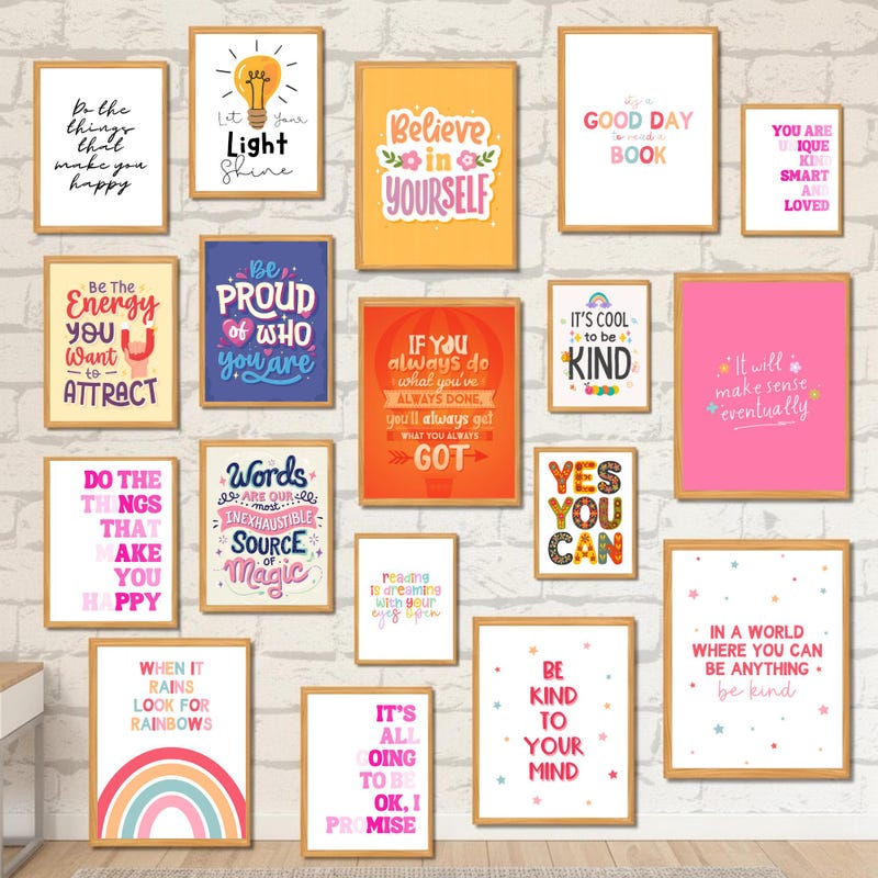 Affirmation Wall Art - Etsy