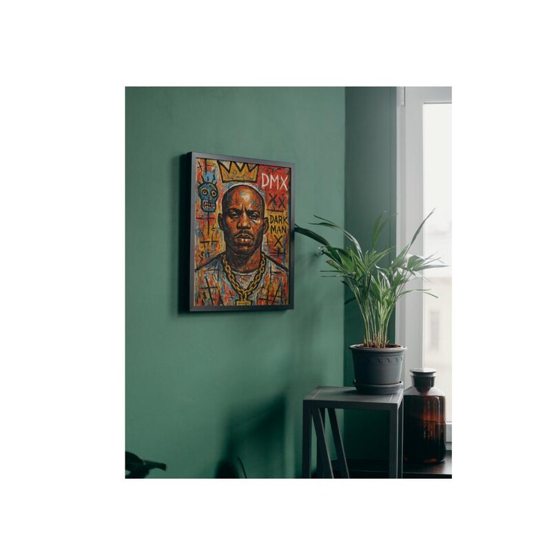 DMX Portrait – Basquiat Style Digital Art Print (instant Download) - Etsy
