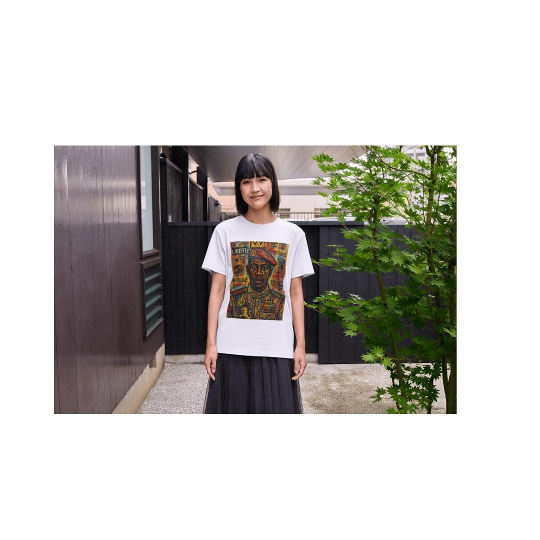 Ibrahim Traoré Portrait – Basquiat Style Digital Art Print (instant ...