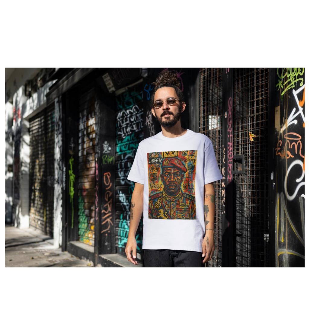 Ibrahim Traoré Portrait – Basquiat Style Digital Art Print (instant ...