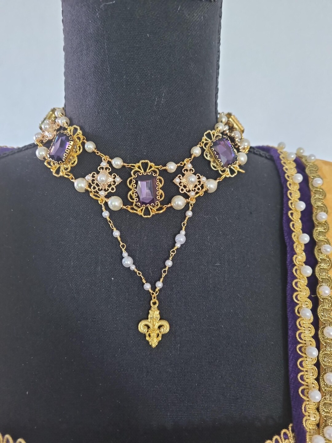 Necklace, Chain, Collier for Renaissance, Middle Ages, LARP, Castle ...