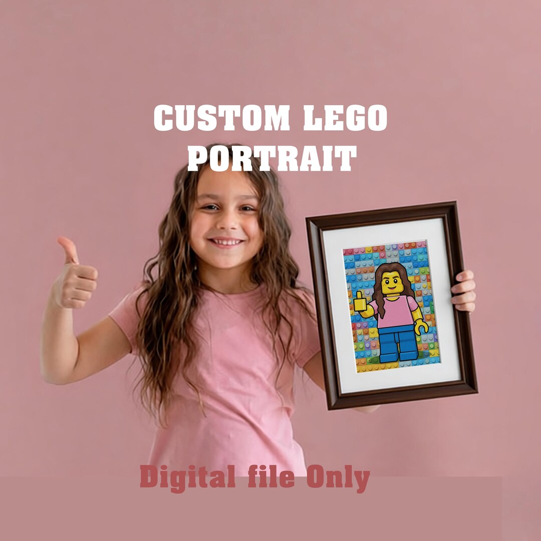 LEGO Custom Portrait, Personalisiertes Porträt 176 (5) - Etsy