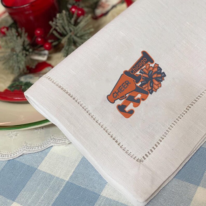 Chicago Cheer Machine Embroidery Design File, LOVE Cheerleading ...