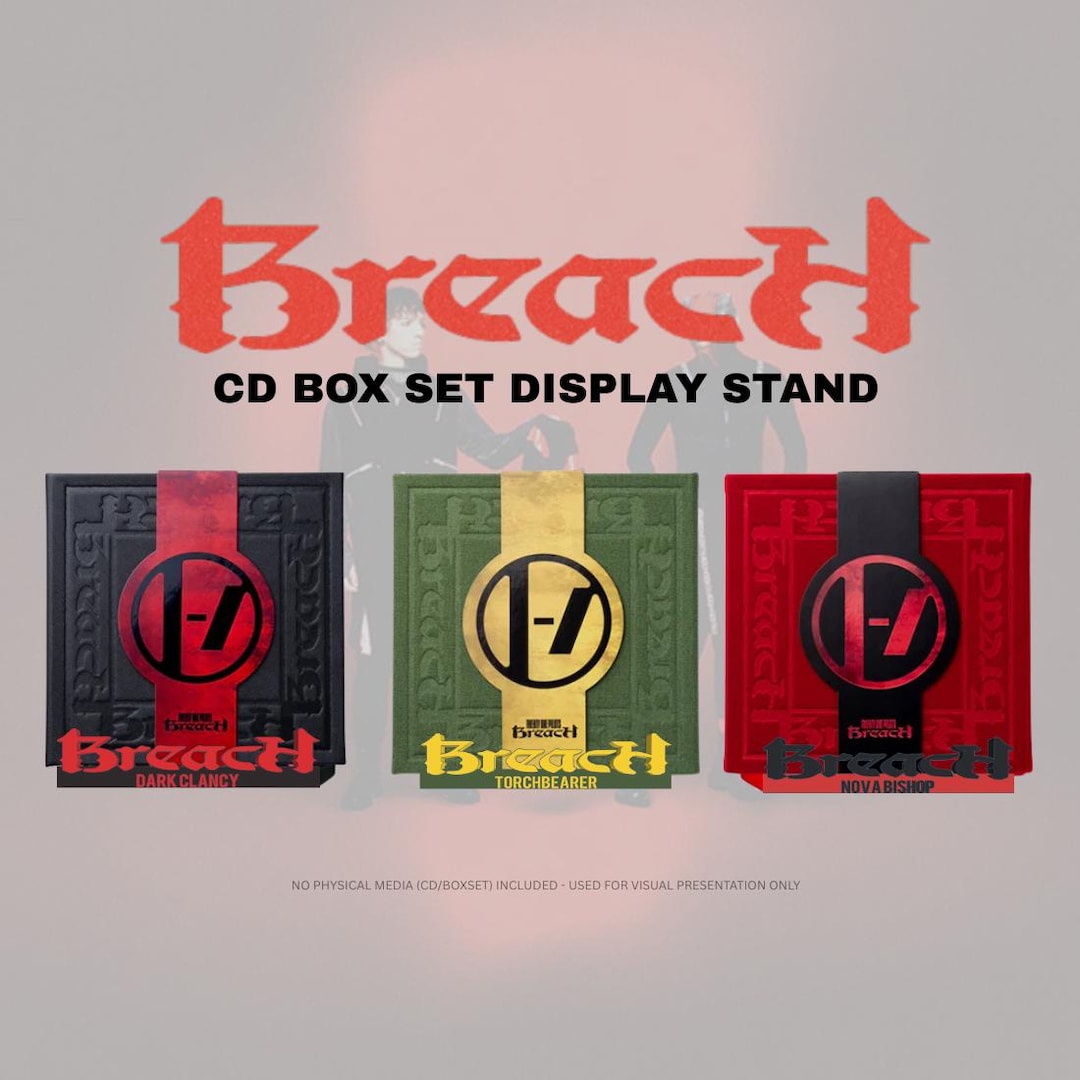 Twenty One Pilots BREACH CD Boxset Display Stand: Wall Mountable - Etsy