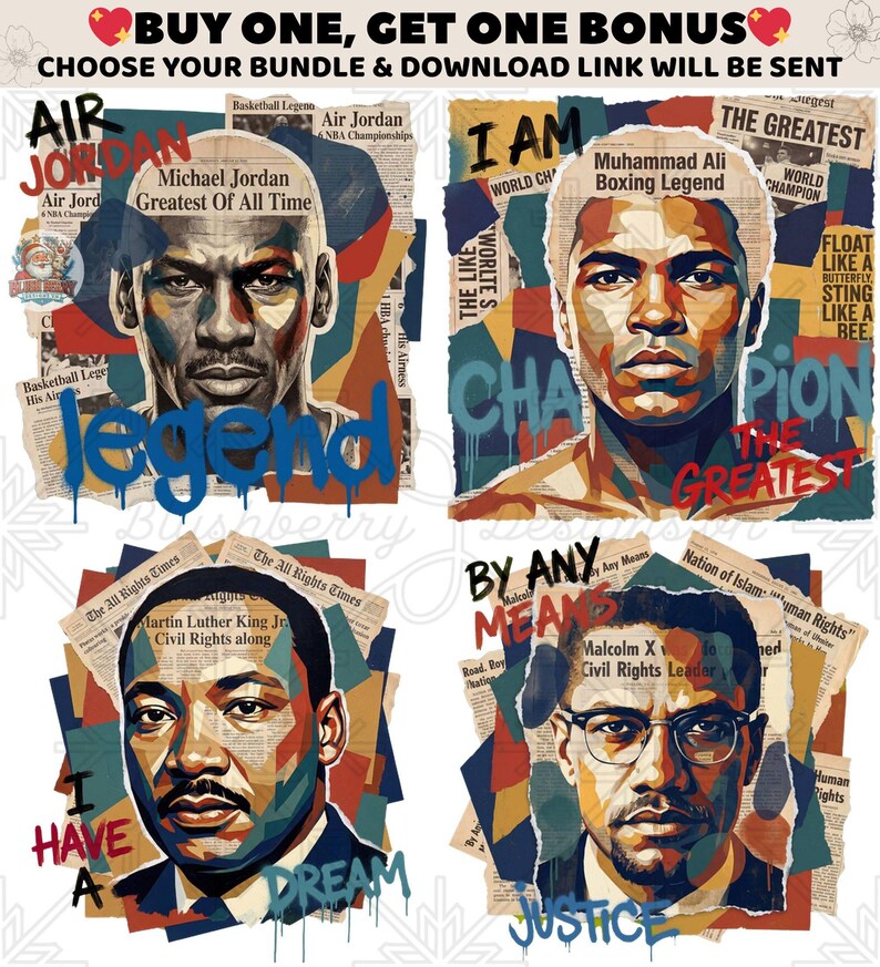8+ Martin Luther King Png Bundle, Malcom X Png, Black Excellence Png ...