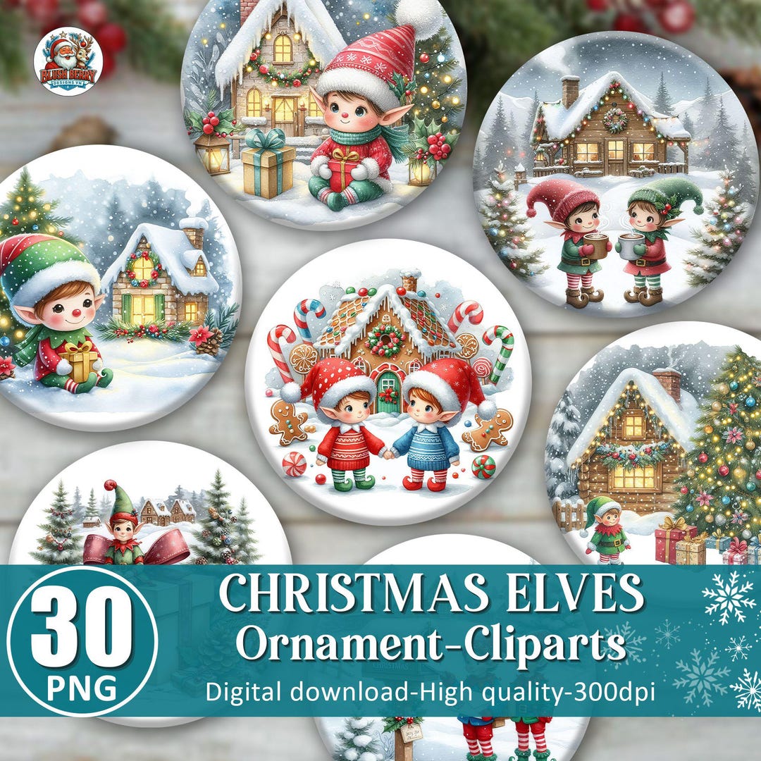 20+ Christmas Elves Ornament Png, Festive Elf Ornament Png Bundle ...