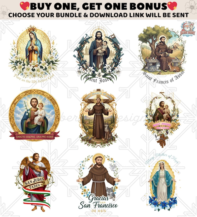 100+ Saints of Hope Png Bundle, Saint Francis of Assisi Png, Saint ...