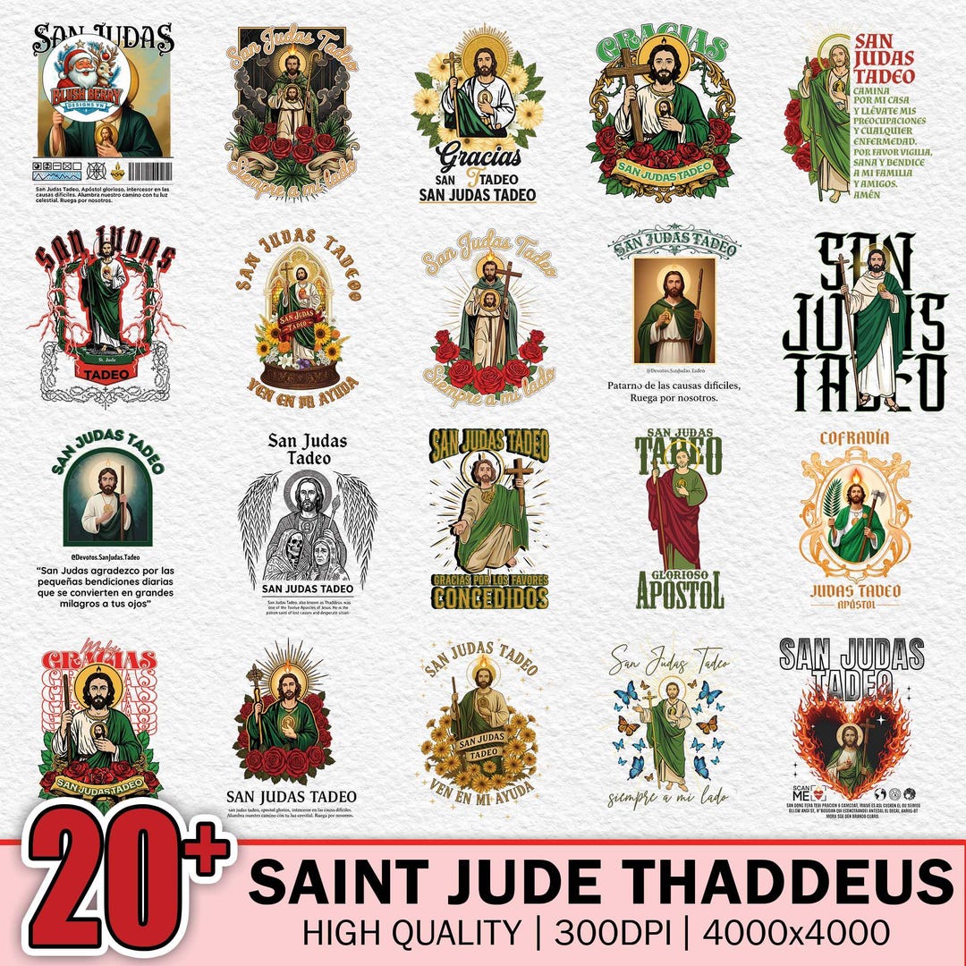 20+ Saint Jude Thaddeus Png Bundle, Faith Mexico Png, Religious Png ...