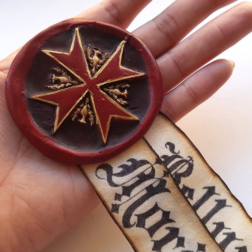 Crest Purity Seal Real Size Brooch Pin Back Mark of Faith - Etsy