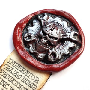 Mechanicus Purity Seal Real Size, Brooch Pin Back, Mark of Faith - Etsy