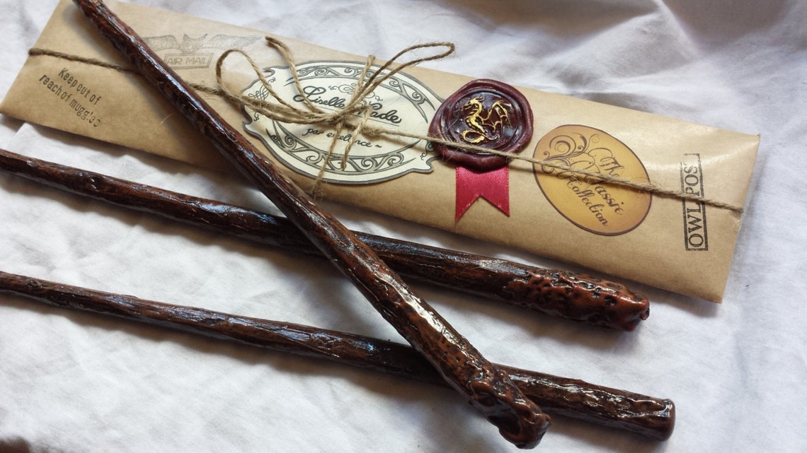 Classic Magic Wand Potter Inspired Wizard Wand - Etsy