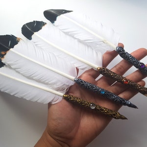 Griffin Quill Deluxe Ballpoint Feather Writing Pen - Etsy